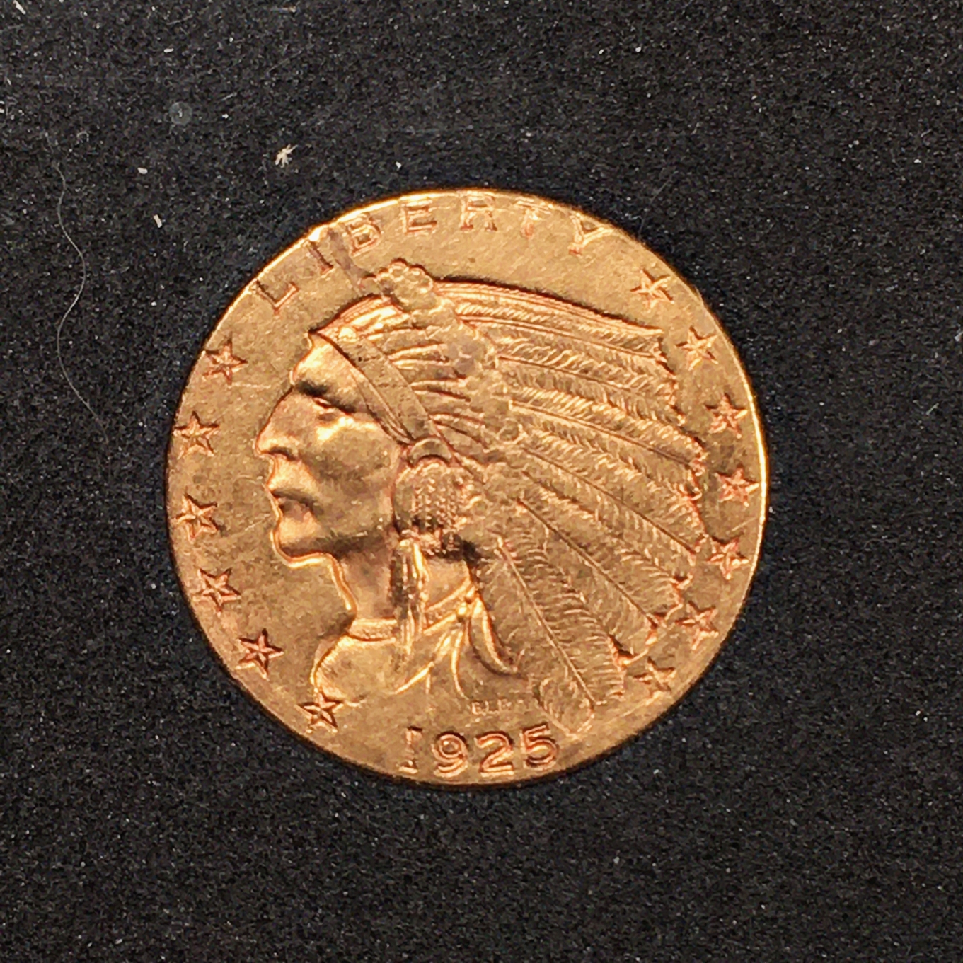 1926-D $2-1/2 Indian Head Gold Quarter Eagle*In Custom Holder ...