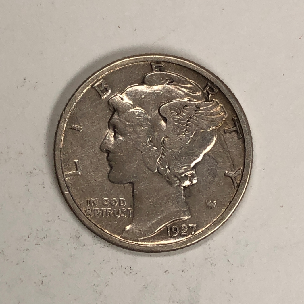 1927 Silver Mercury Dime *Complete your Set | Property Room