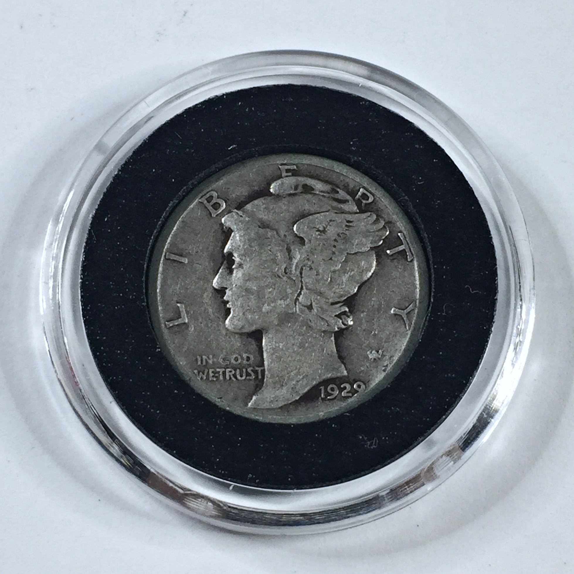1929 Silver Mercury Head Dime*In Protective Capsule | Property Room