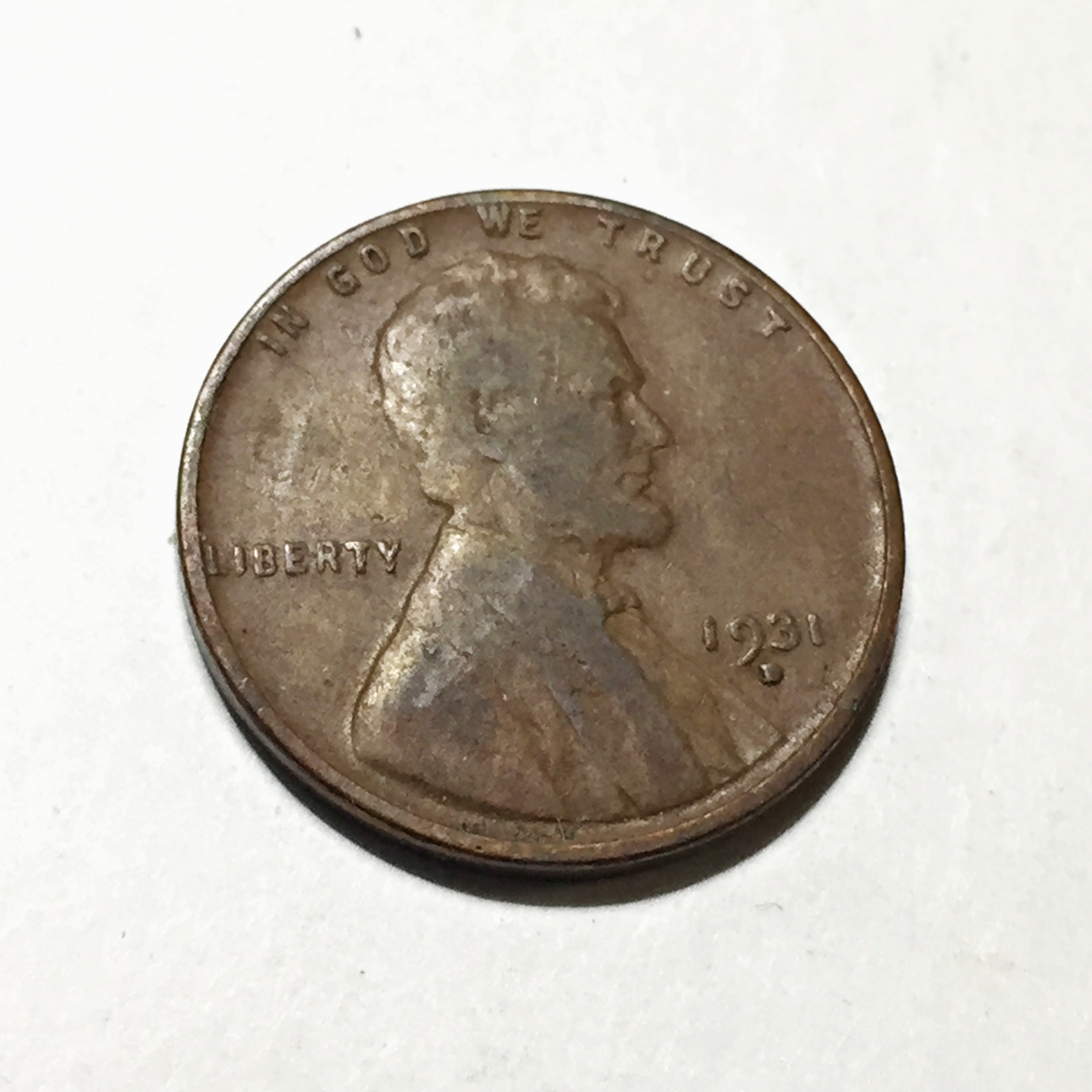 1931-D Lincoln Head Wheat Cent | Property Room