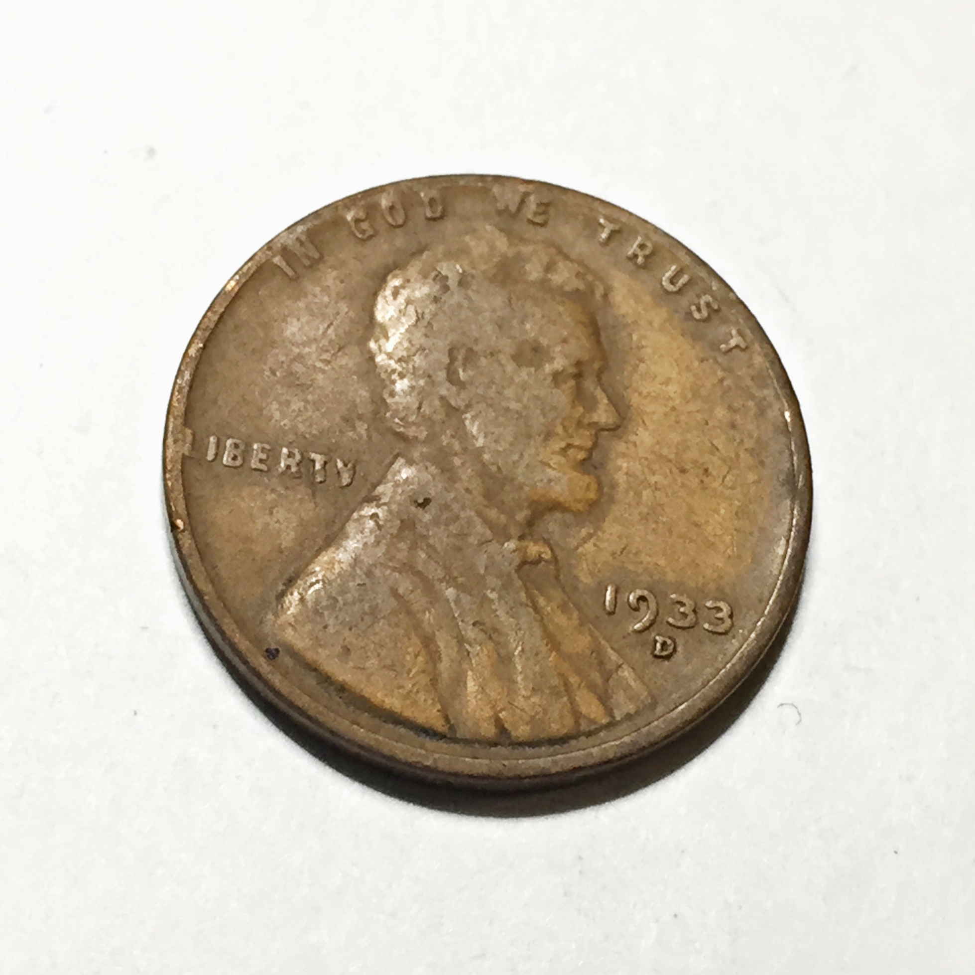 1933-D Lincoln Head Wheat Cent | Property Room