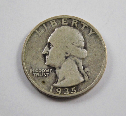 1935 Silver Washington Quarter | Property Room