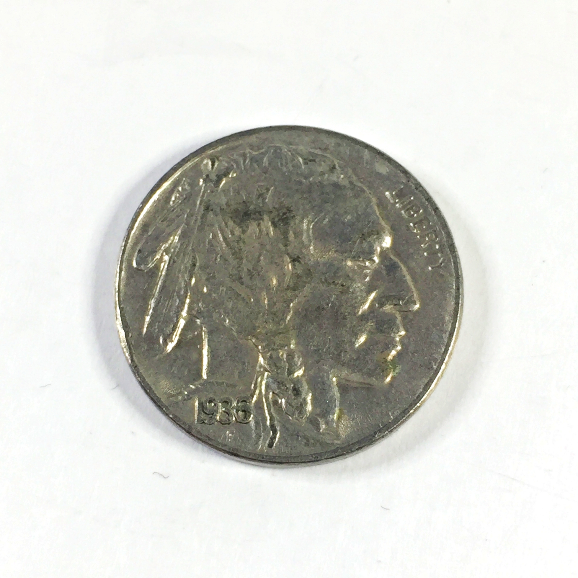 1936 Buffalo Nickel*High Grade*Full Horn Visible | Property Room