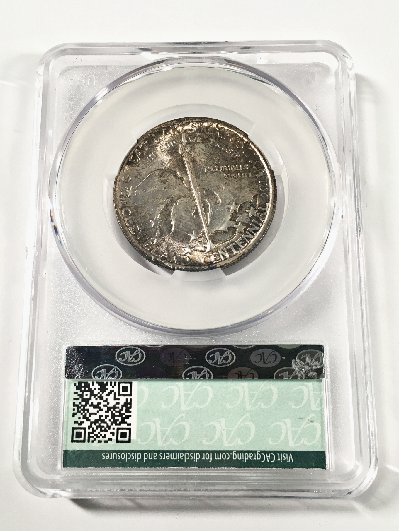 1936 Cleveland Centennial/Great Lakes Exposition Commemorative Silver ...