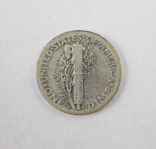 1936-D Silver Mercury Head Dime | Property Room