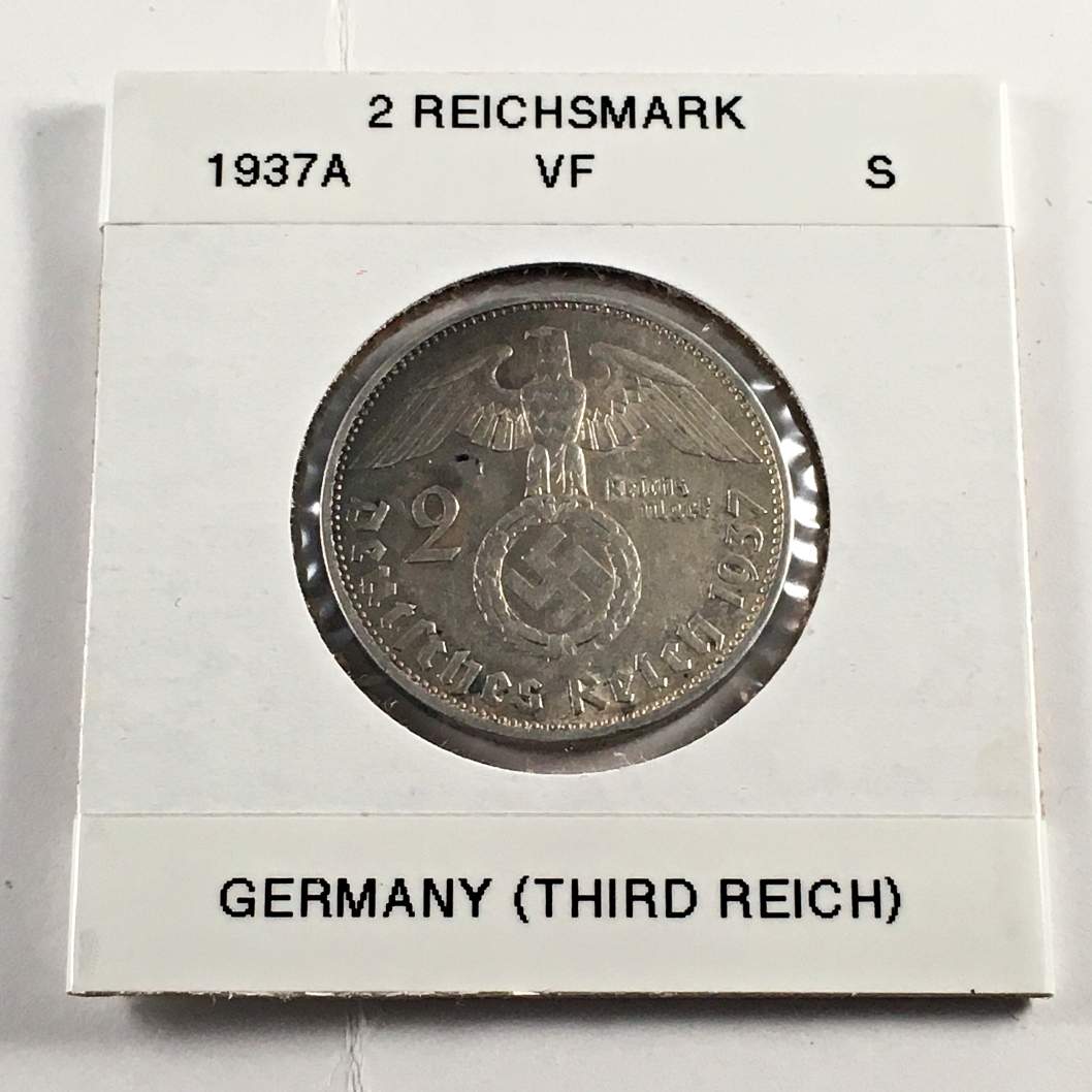 1937A Germany (Third Reich) Silver 3 Reichsmark | Property Room