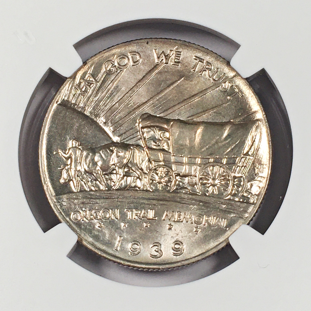 1939 50c "Oregon Trail" Commerative MS67 Graded by NGC | Property Room
