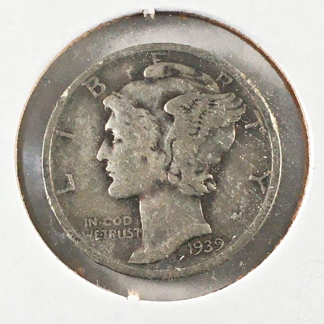 1939-D Silver Mercury Head Dime | Property Room