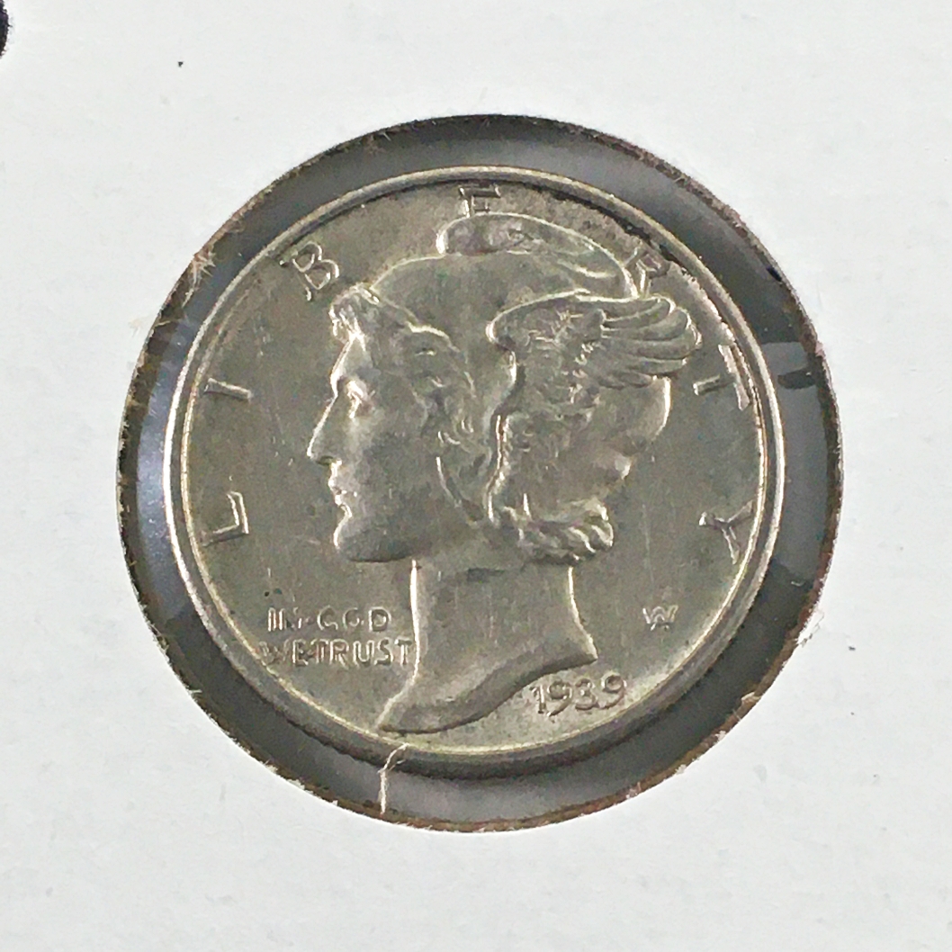 1939-D Silver Mercury Head Dime*High Grade | Property Room