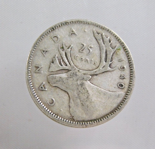 1940 Canada Silver Quarter | Property Room