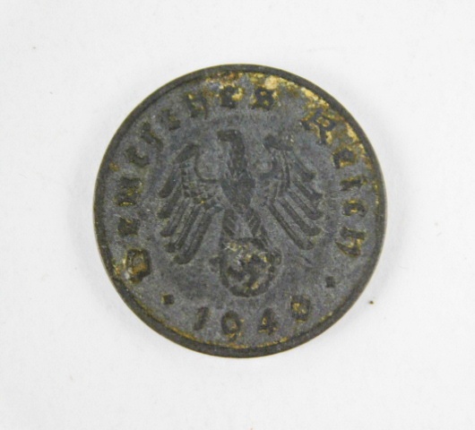 1940 German 10 Reich Pfennig*World War II Coin | Property Room