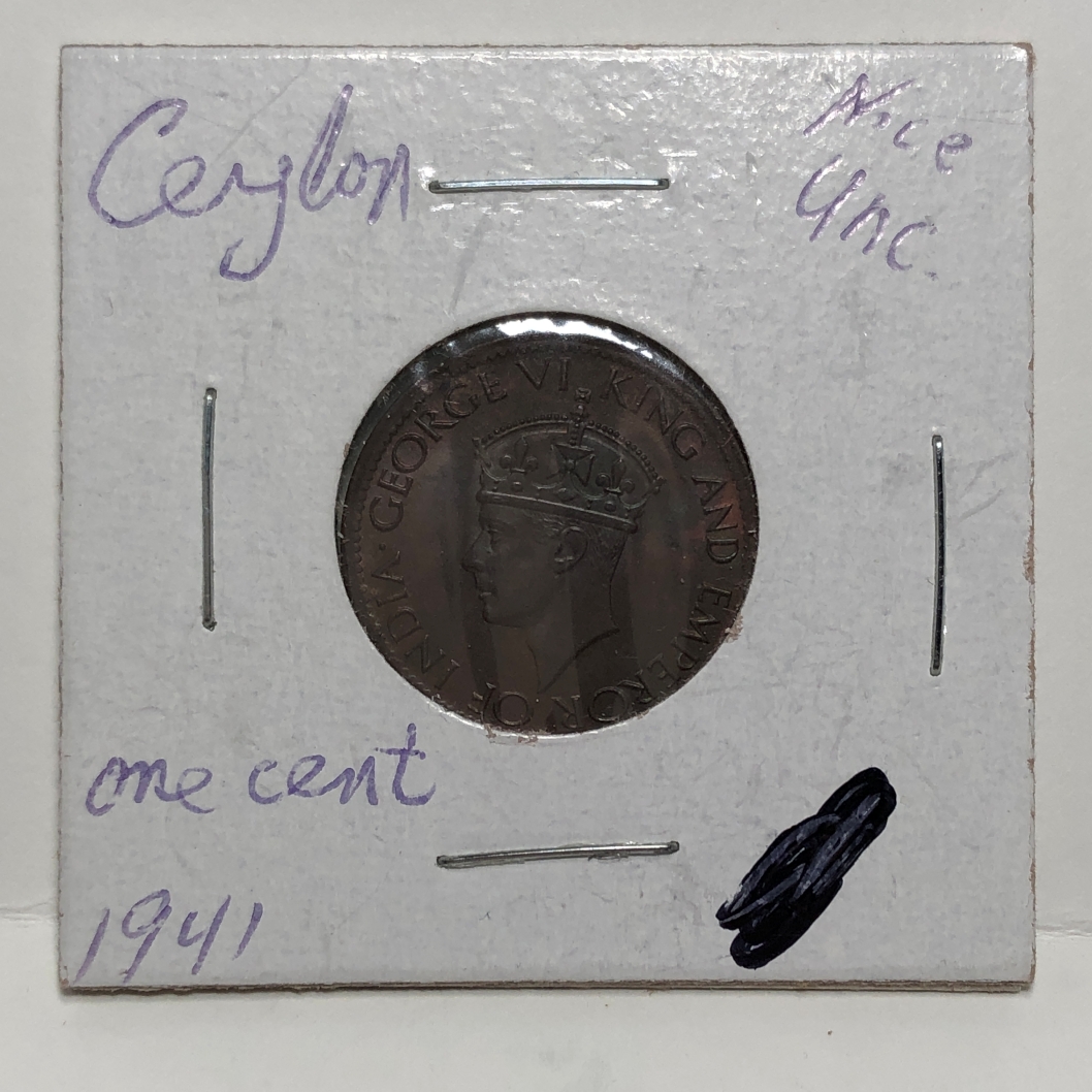 1941 Ceylon One Cent*High Grade | Property Room