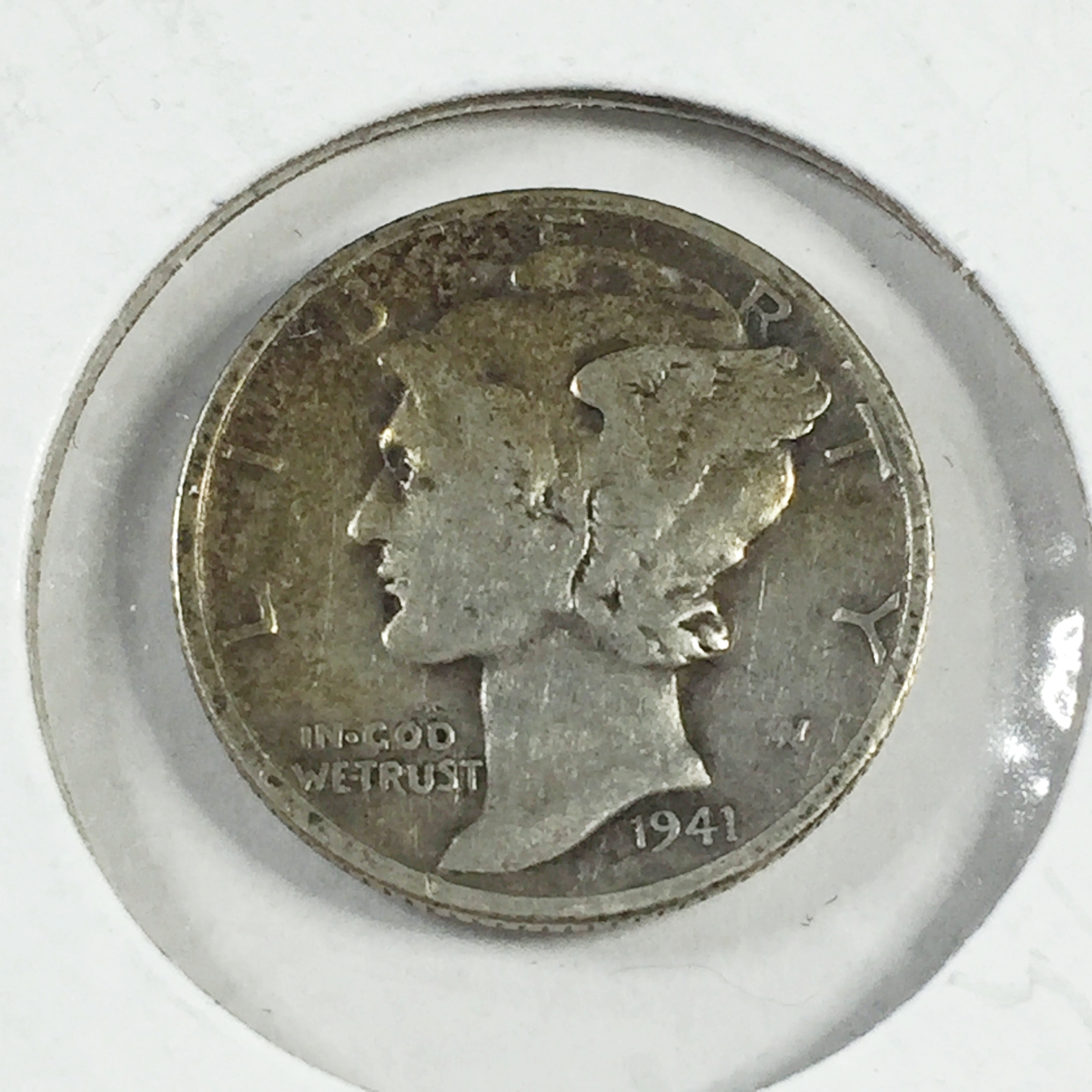 1941 Silver Mercury Head Dime | Property Room