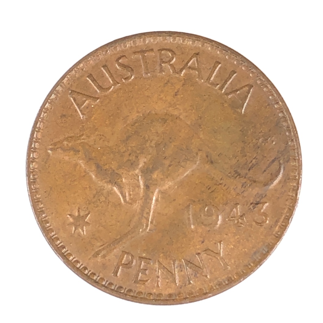 1943 Australia Large Penny*World War II Survivor | Property Room