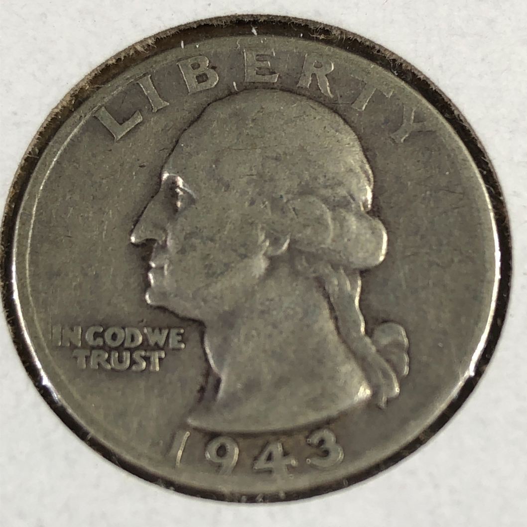 1943 Silver Washington Quarter | Property Room