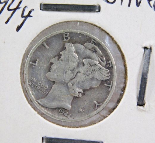 1944 Silver Mercury Head Dime | Property Room