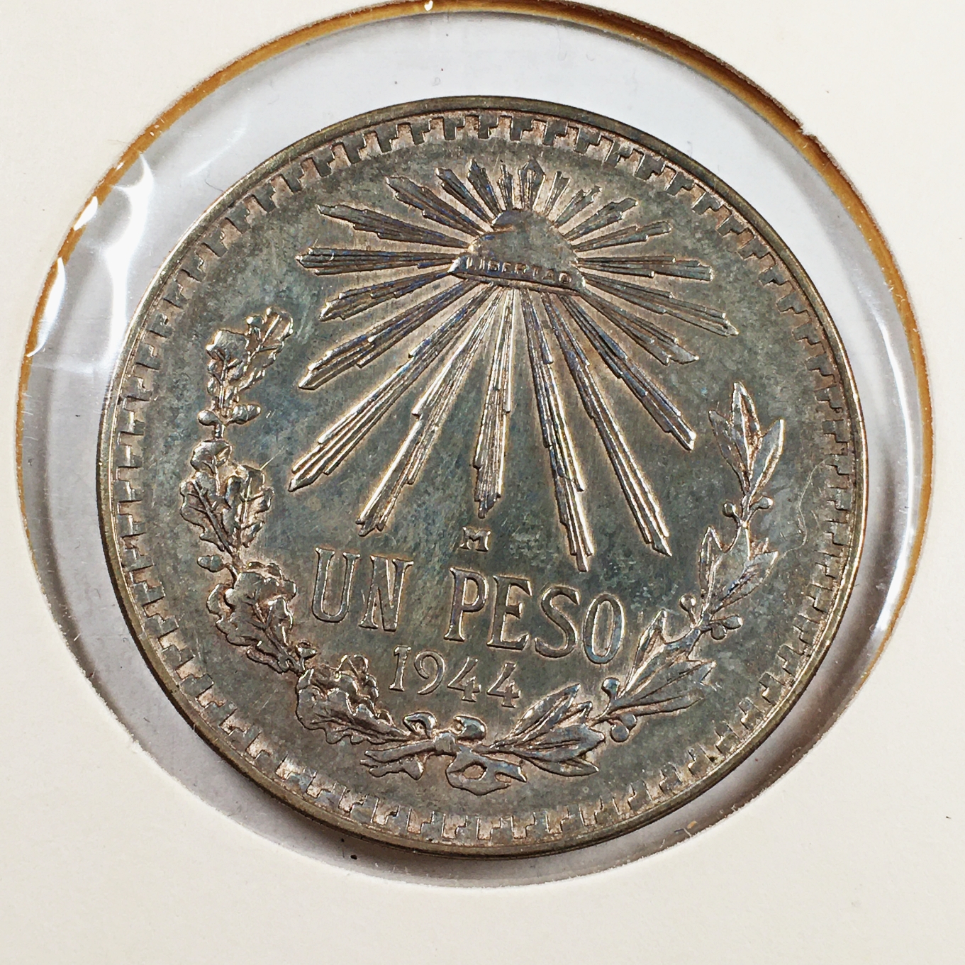 1944M Mexico Silver Peso*High Grade | Property Room