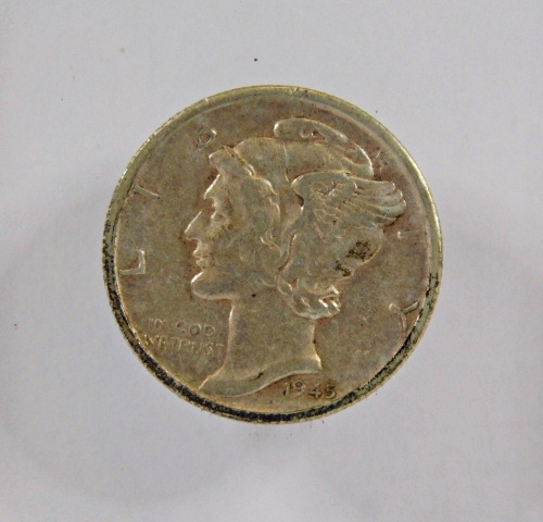 1945-S Silver Mercury Head Dime | Property Room
