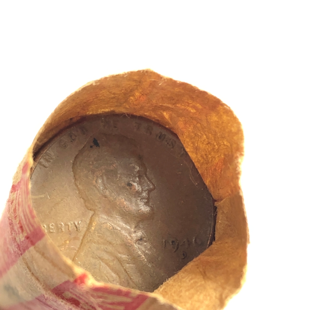 1946 D Wheat Back Lincoln Cent Roll *50 Coins | Property Room