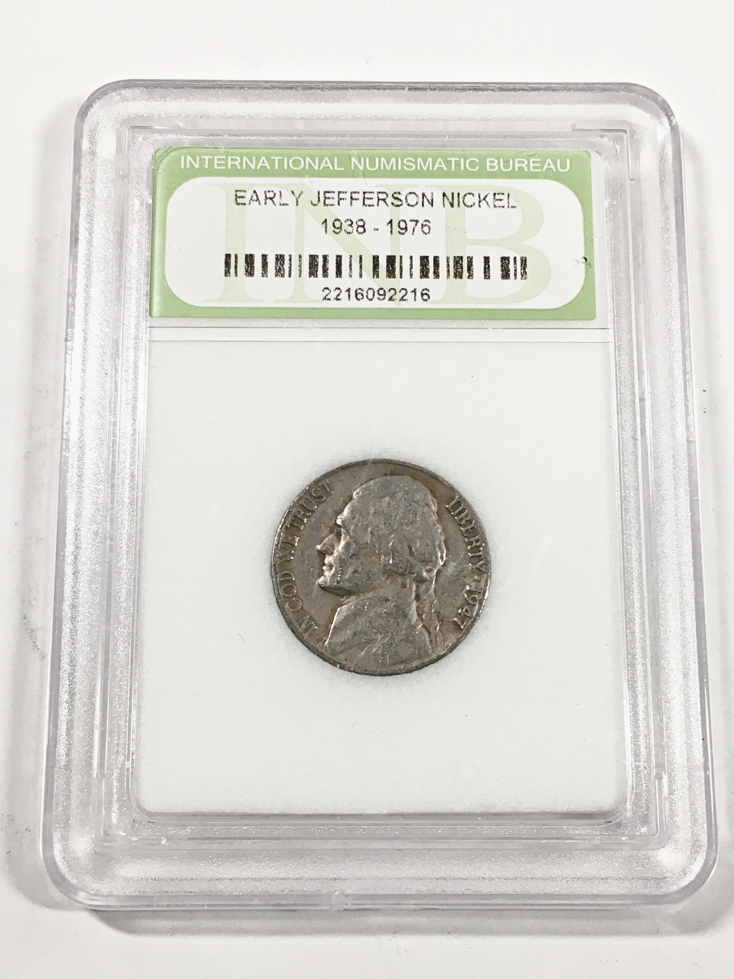 1947 Jefferson Nickel*In Custom Holder | Property Room