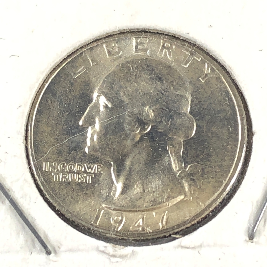 1947 Silver Washington Quarter*High Grade with Luster | Property Room