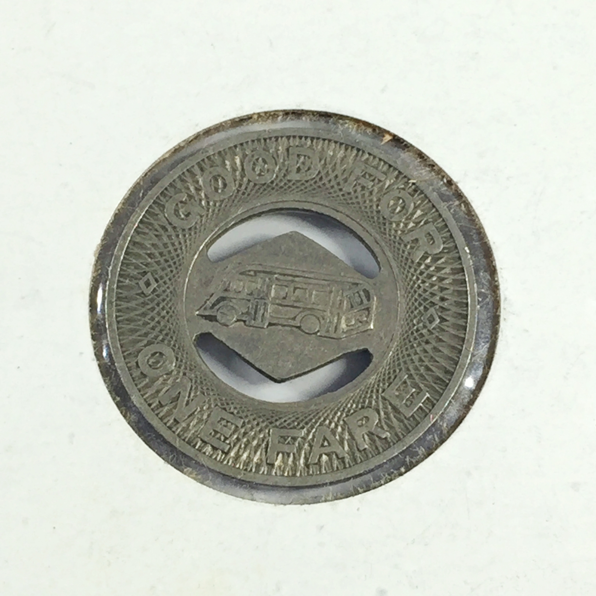 1947 Transit Token*Beaumont City Lines*Good For One Fare | Property Room