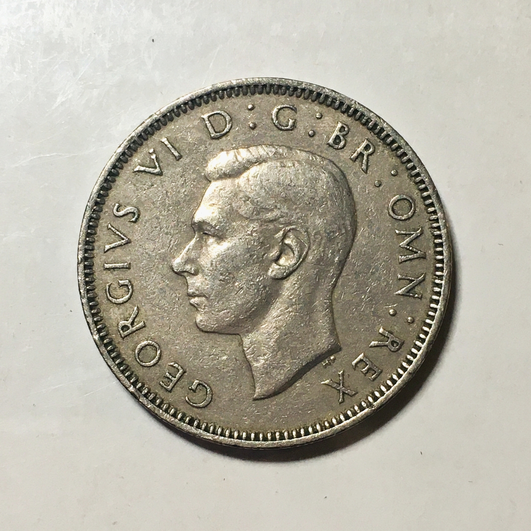 1948 British Silver Schilling Coin | Property Room
