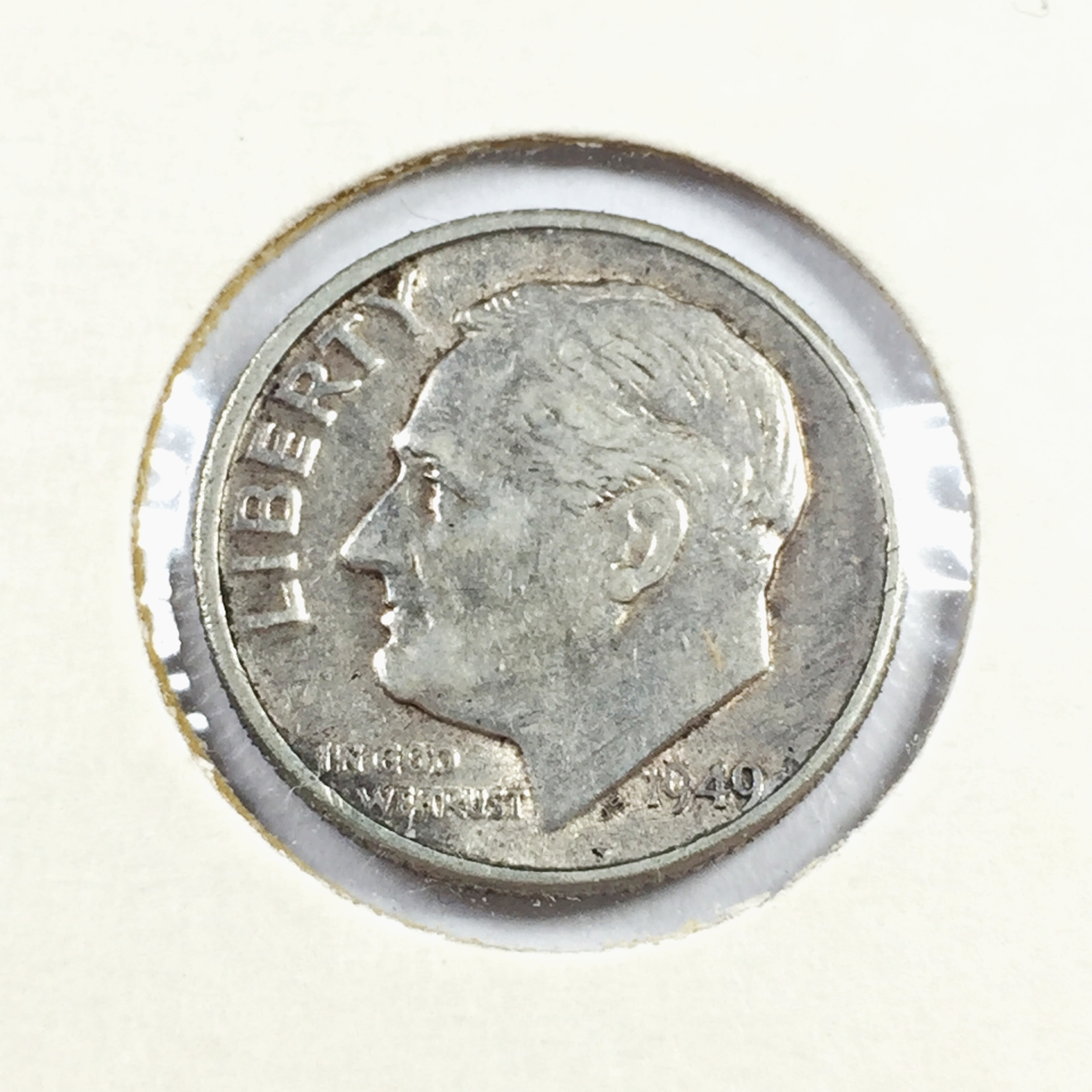 1949 Silver Roosevelt Dime | Property Room