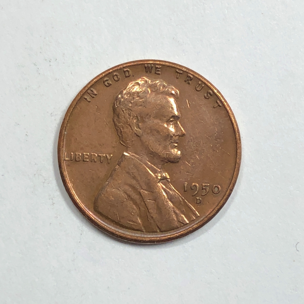 1950-D Lincoln Head Wheat Cent | Property Room