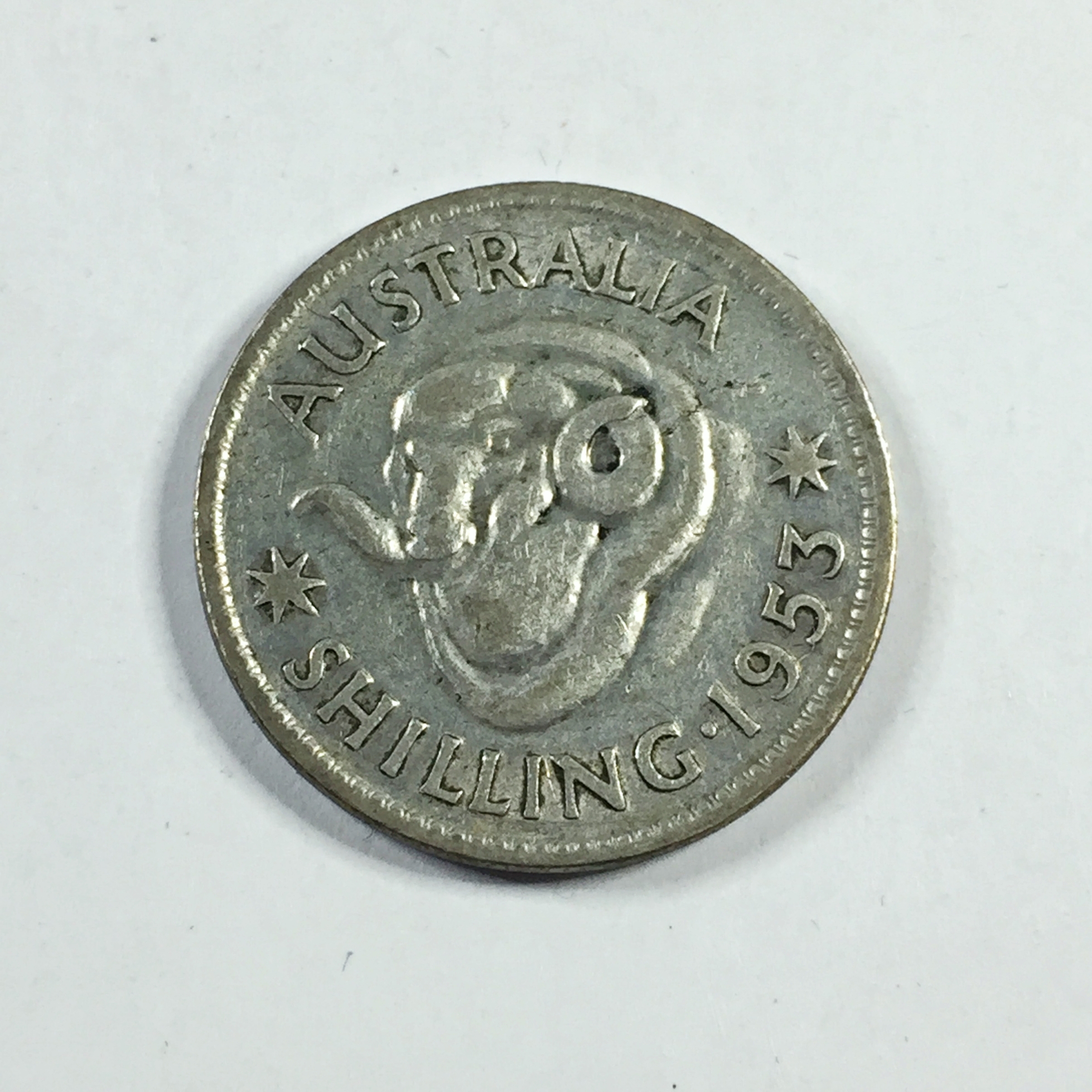 1953 Australia Silver One Shilling | Property Room