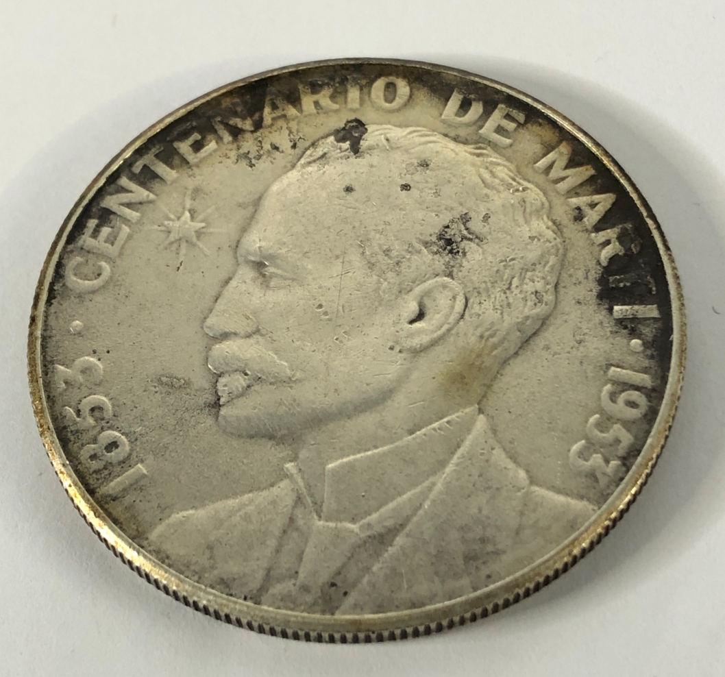 1953 Cuba Silver 1 Peso Libertad*Nice Detail! | Property Room
