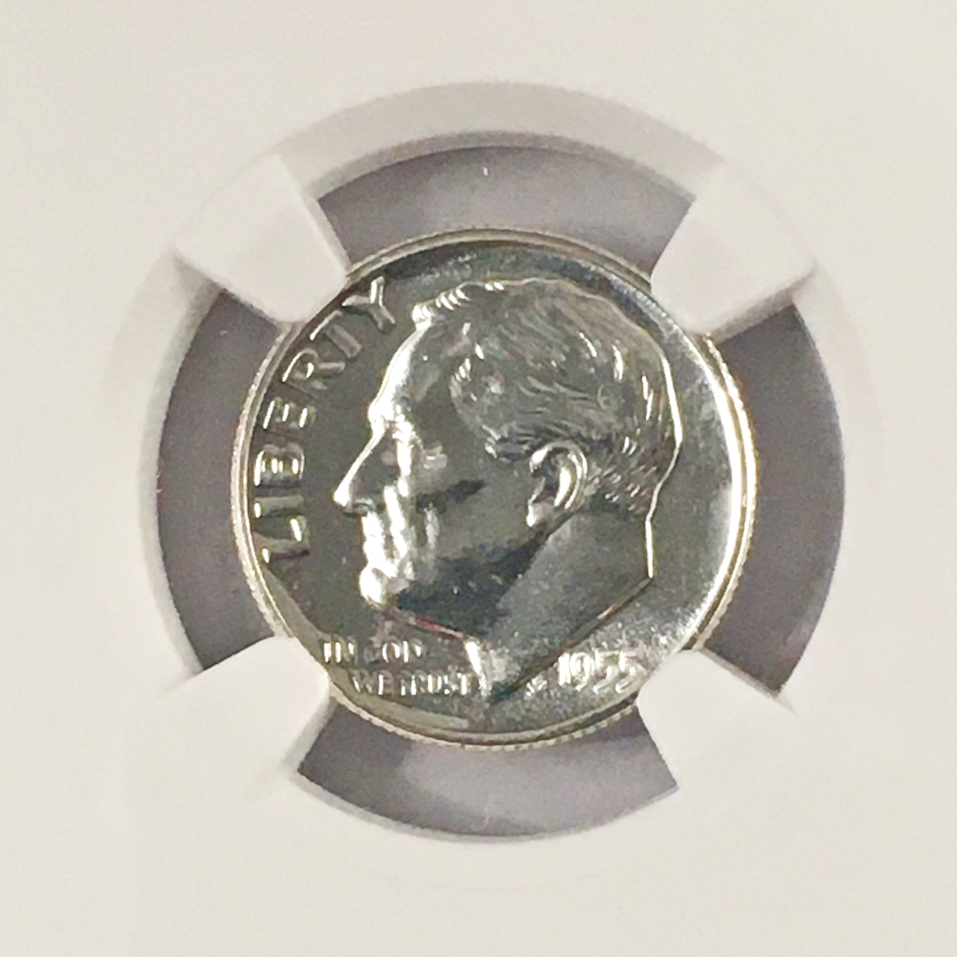 1955 Silver Proof Roosevelt Dime*Graded PF67 by NGC | Property Room
