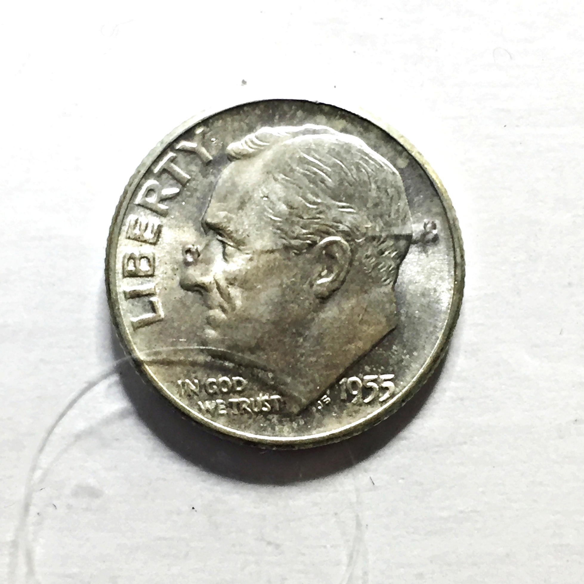 1955 Silver Roosevelt Dime*Graded Uncirculated by Littleton Coin ...