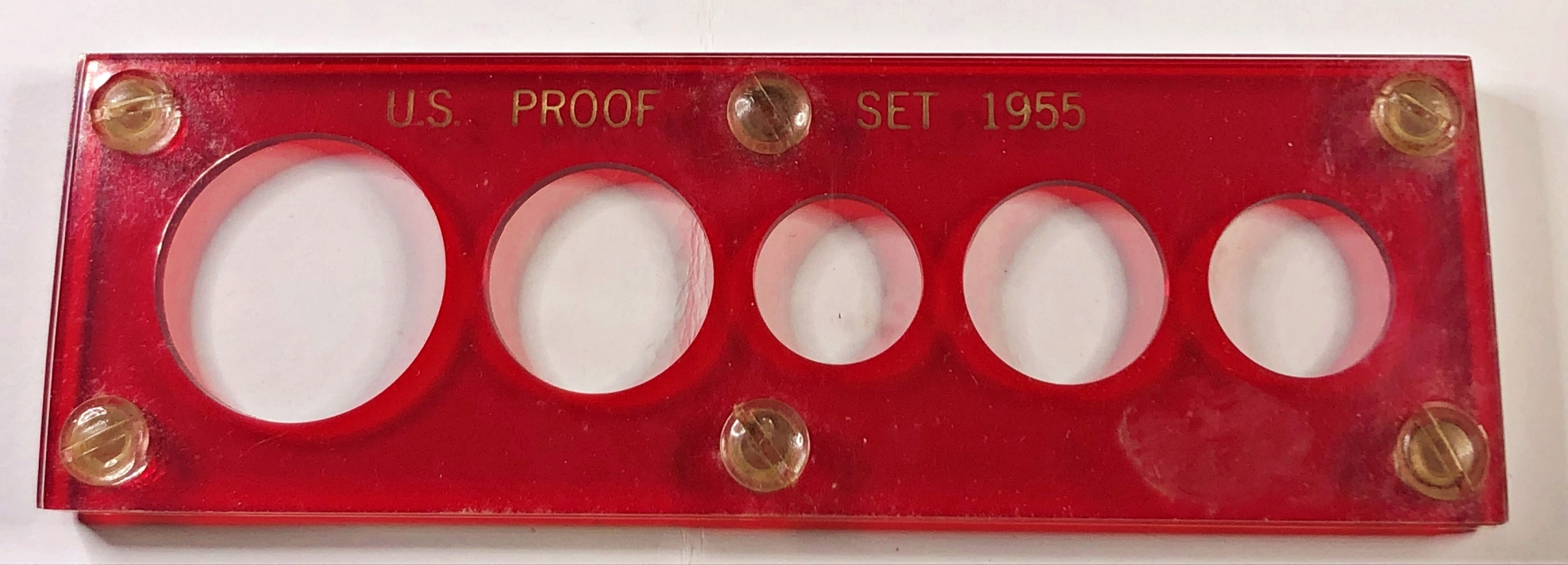 1955 US Proof Set Custom Holder*Very Good Condition in Original Box ...