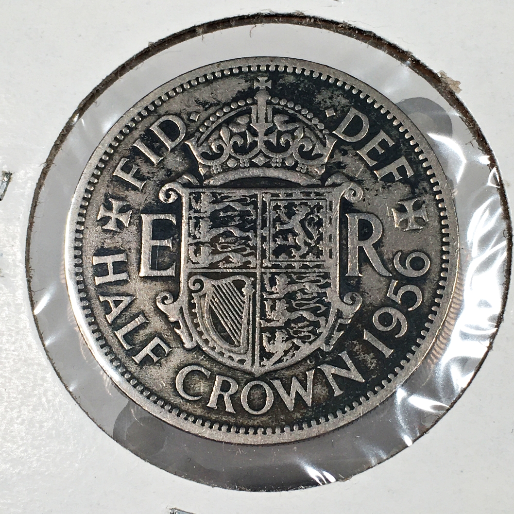 1956 Great Britain Silver Half Crown | Property Room