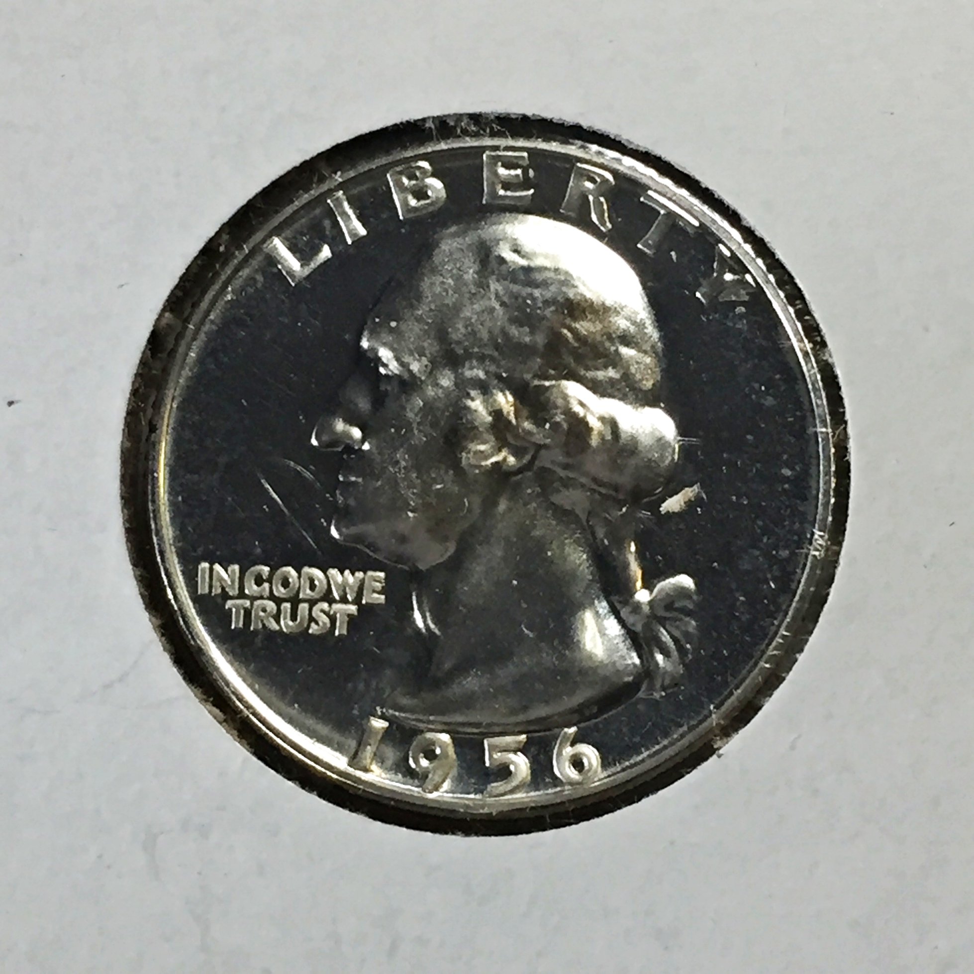 1956 Proof Silver Washington Quarter*DCAM | Property Room