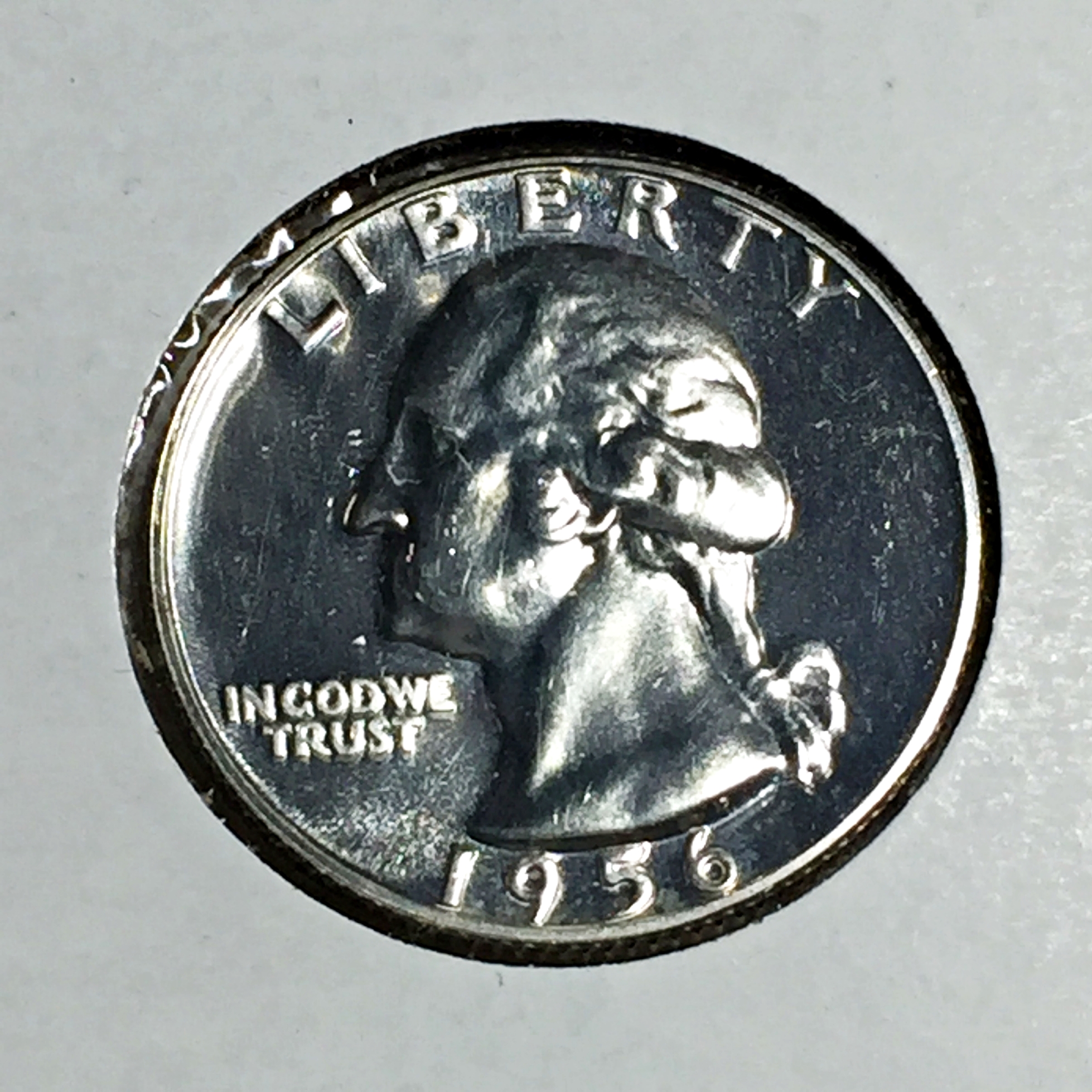 1956 Silver Proof Washington Quarter*DCAM | Property Room