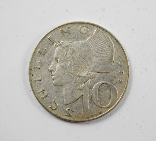 1957 Austria Silver 10 Schilling Coin*High Grade | Property Room