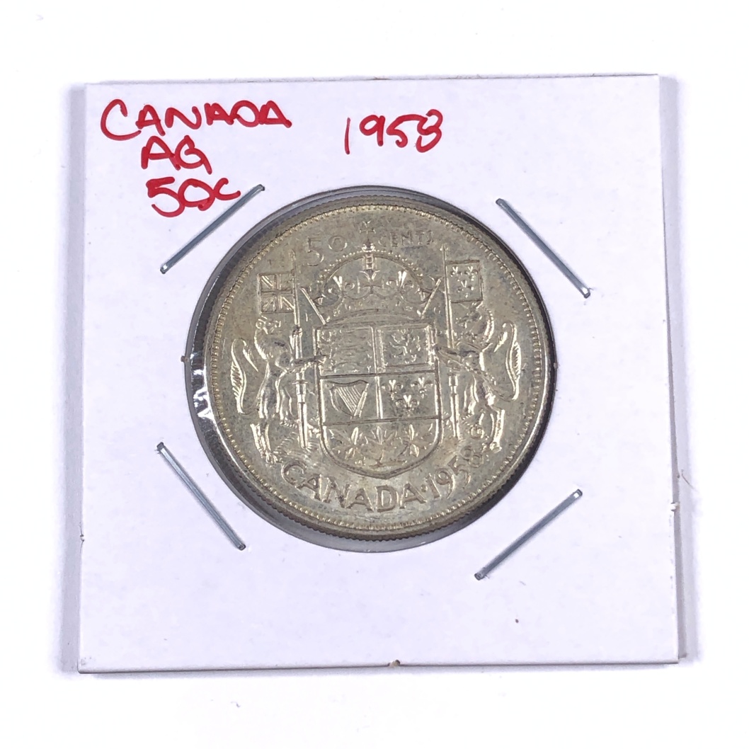 1958 Canada Silver 50 Cents | Property Room