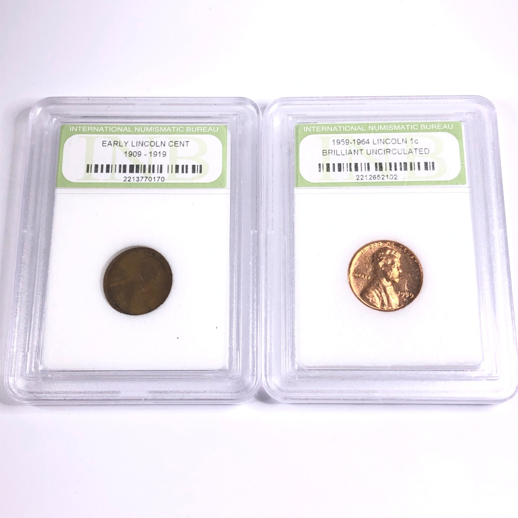 1959-D Lincoln Head Memorial Cent*Graded Brilliant Uncirculated by INB ...