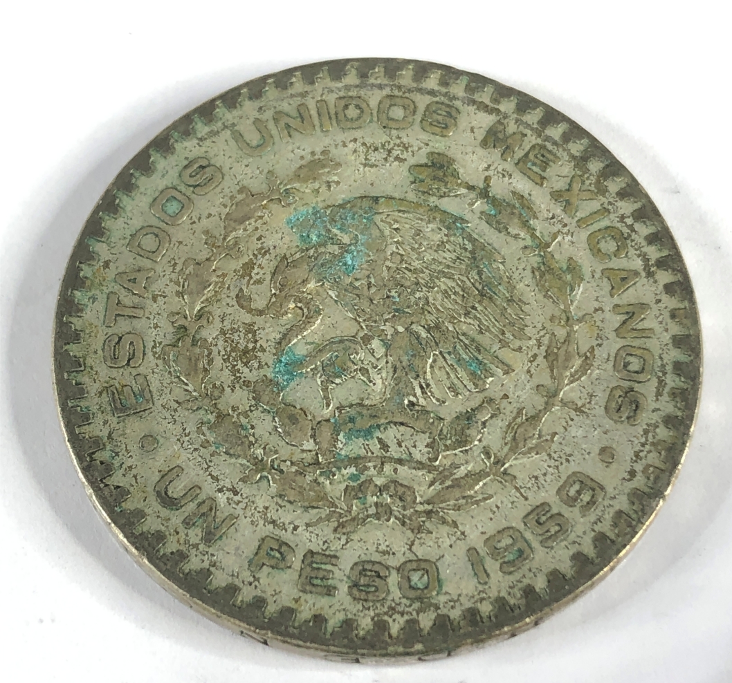 1959Mo Mexico Silver Peso | Property Room