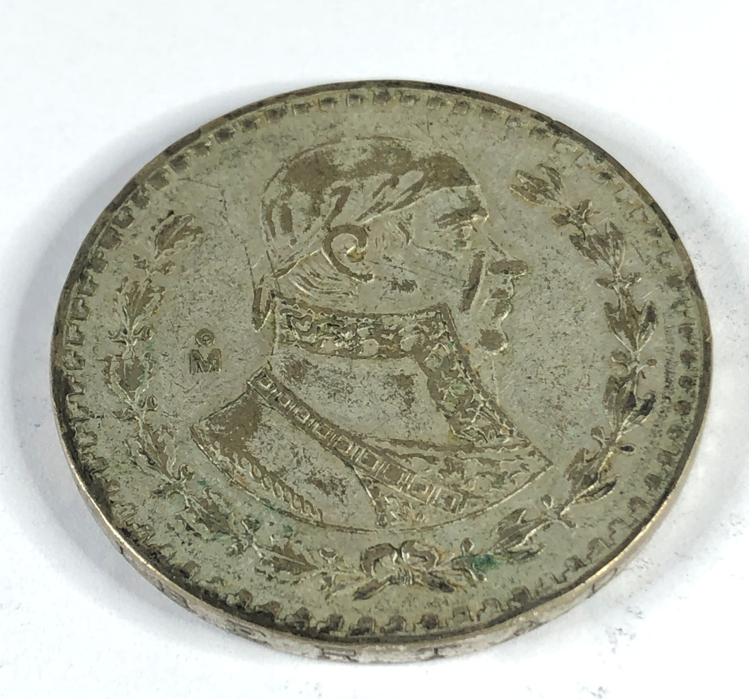 1959Mo Mexico Silver Peso | Property Room