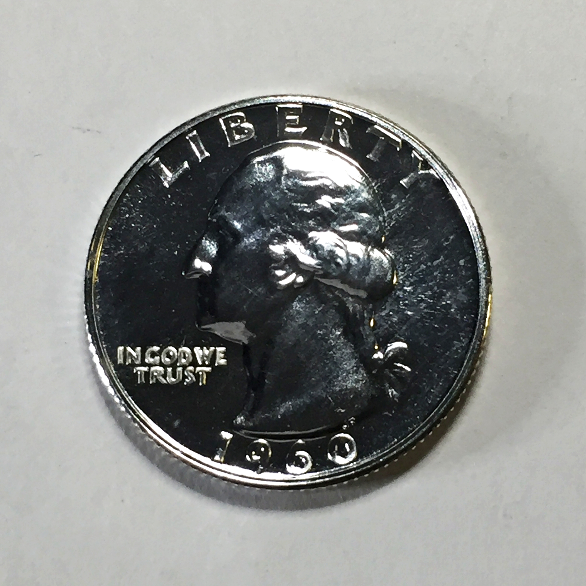 1960 Proof Silver Washington Quarter*Deep Cameo | Property Room