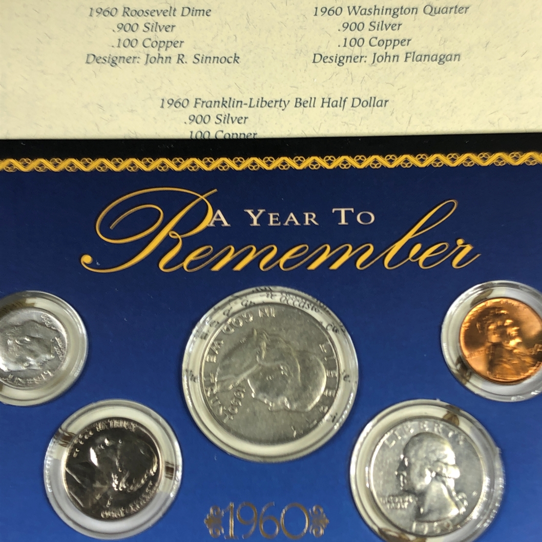 1960 United States Uncirculated Coin Set*A Year to Remember*In Original ...