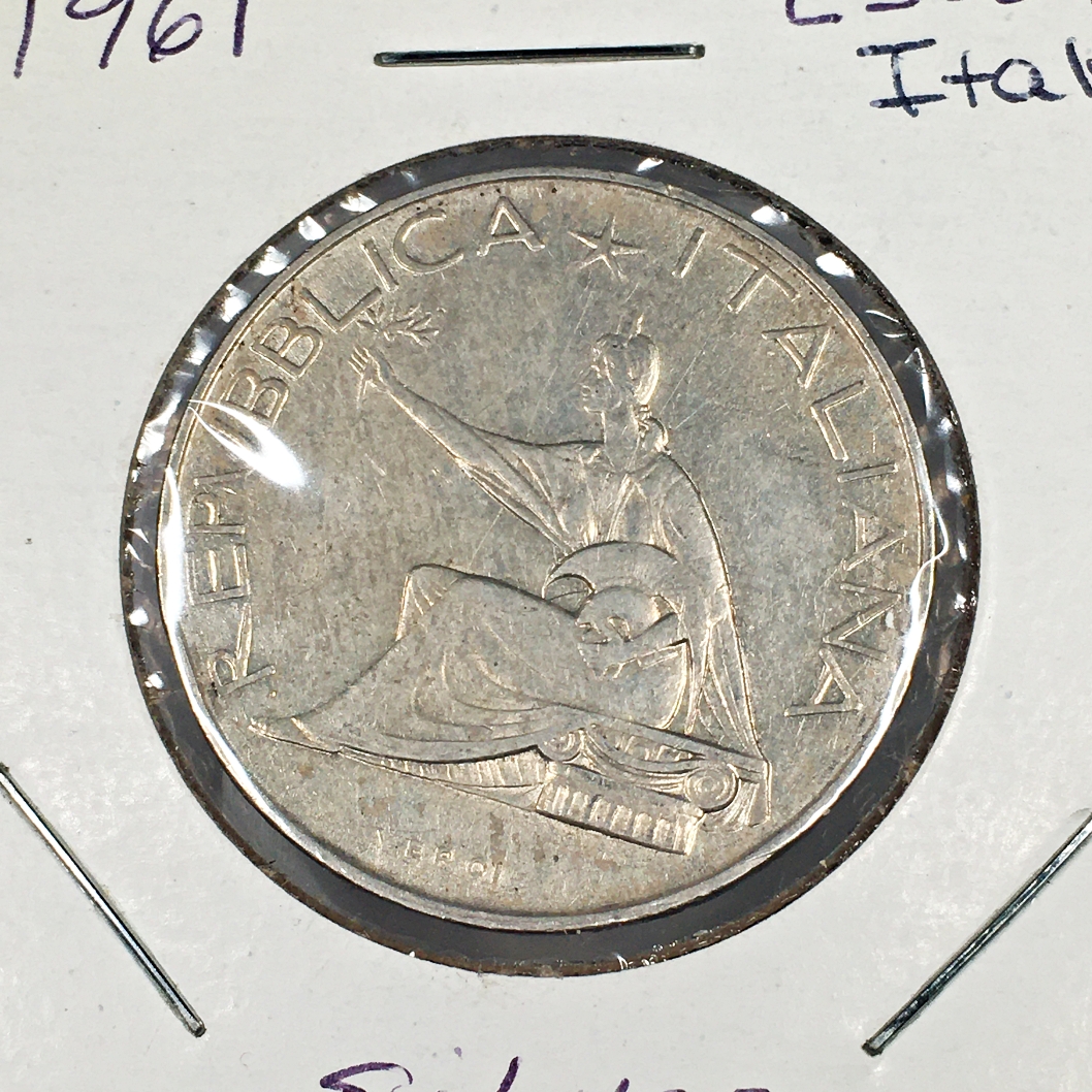 1961 Italy Silver 500 Lire*High Grade | Property Room