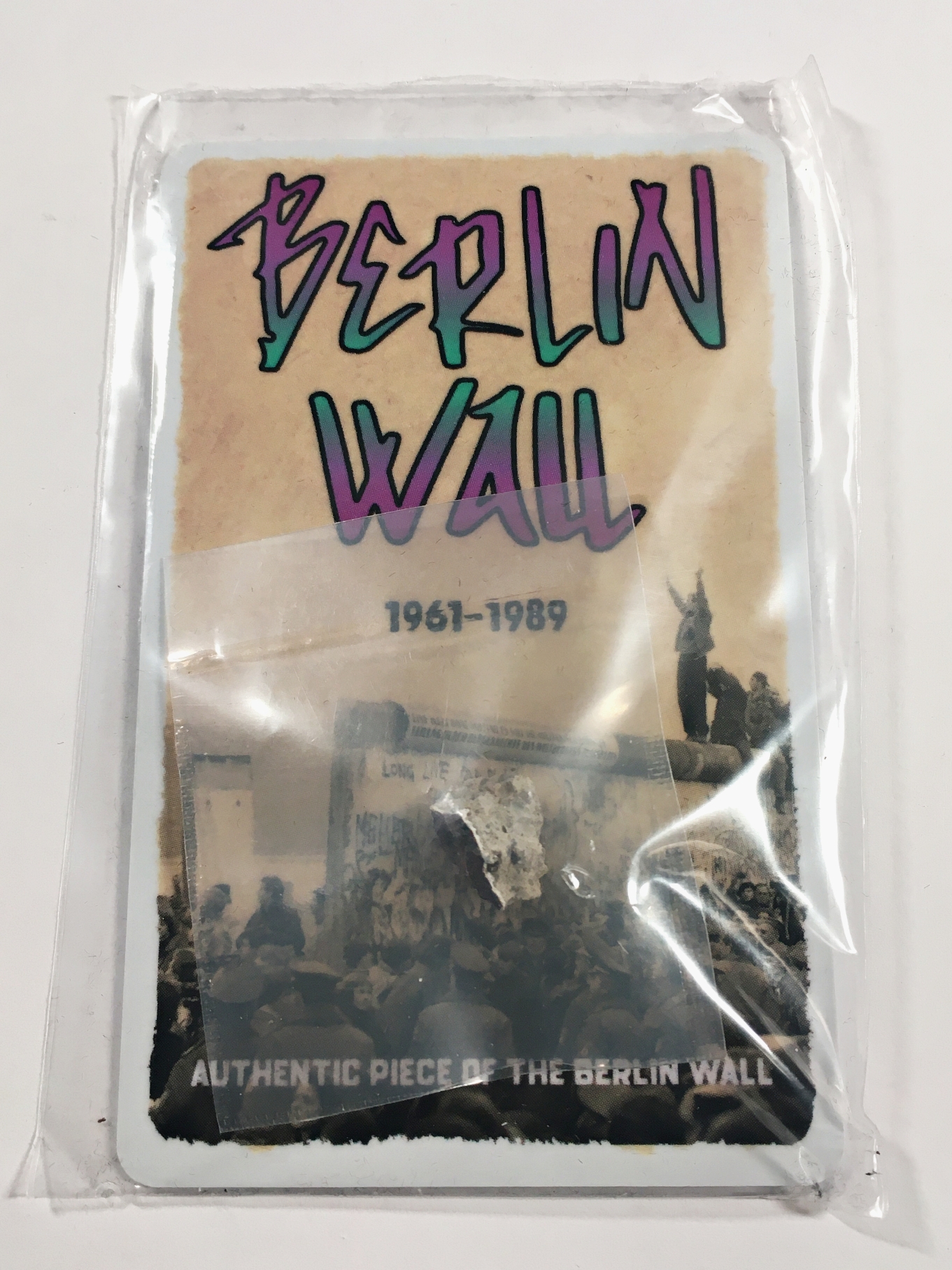 1961-1989 Authentic Piece of the Berlin Wall*Cold War Construction*On ...