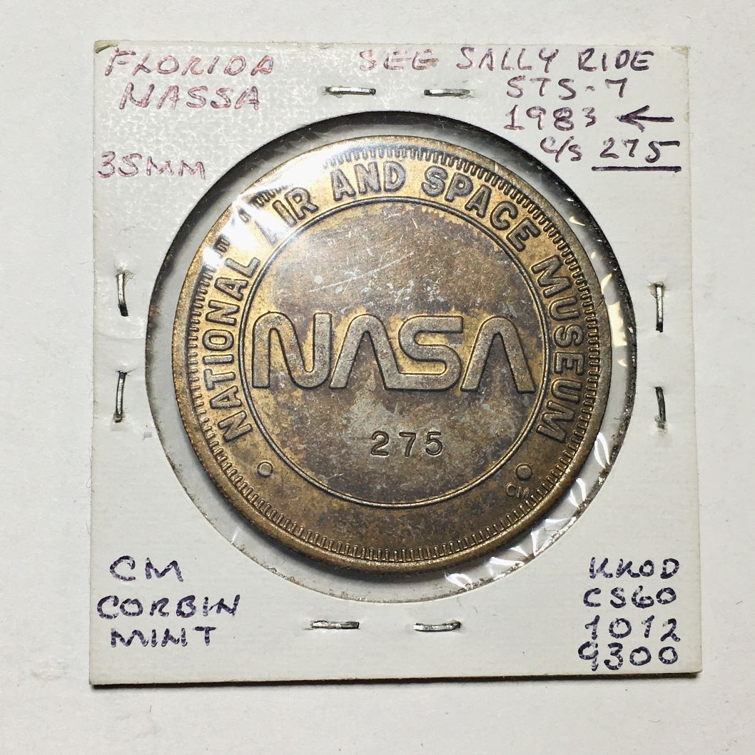 1962 Mercury VI John Glenn Commemorative Medallion*Bronze*35mm ...