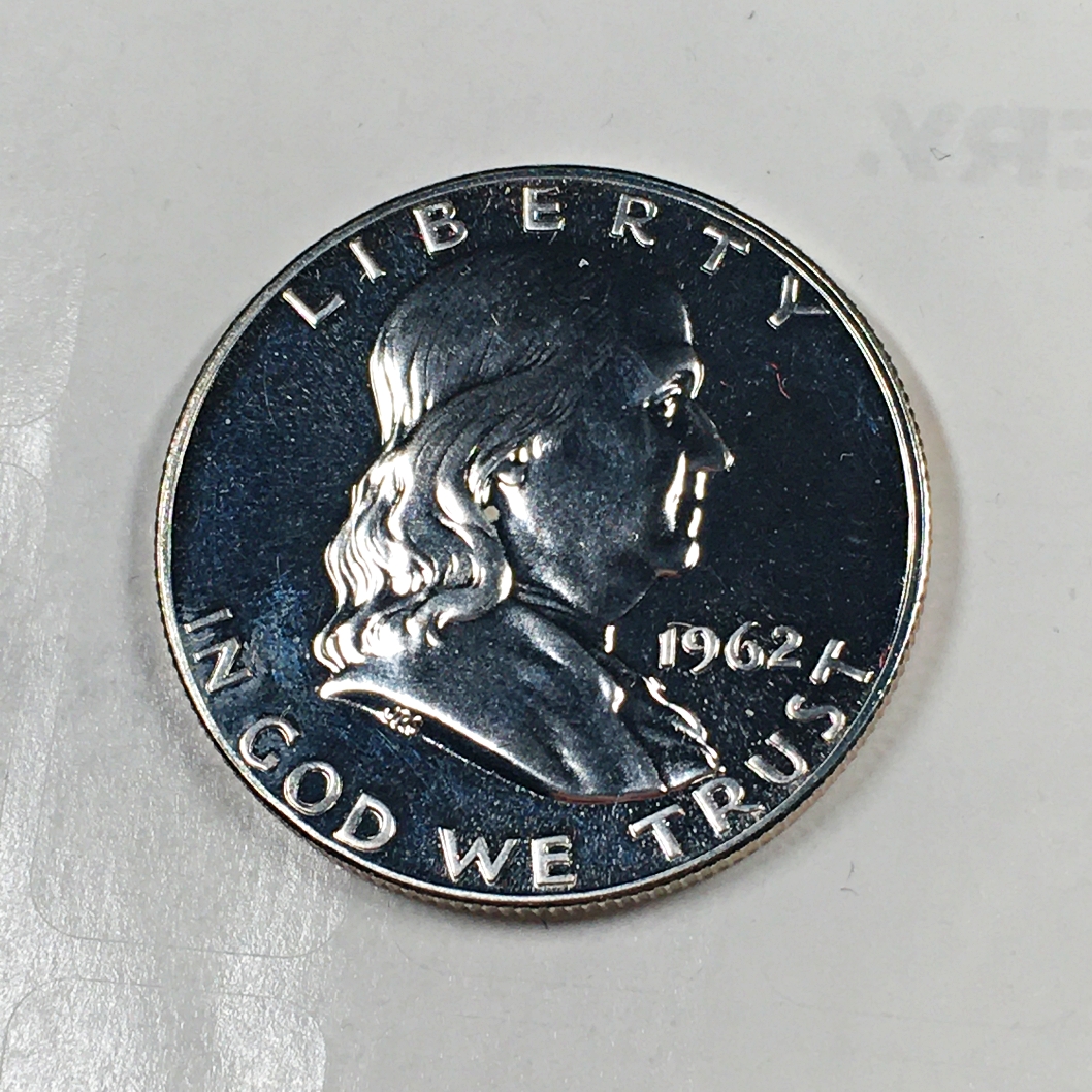 1962 Proof Silver Franklin Half Dollar*Deep Cameo | Property Room