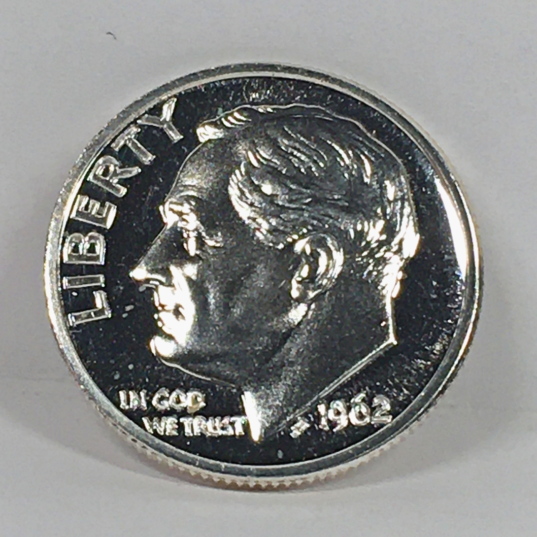 1962 Silver Roosevelt Dime | Property Room