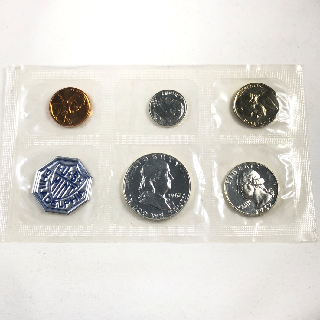 1962 United States Mint Proof Coin Set*In Original US Mint Packaging ...